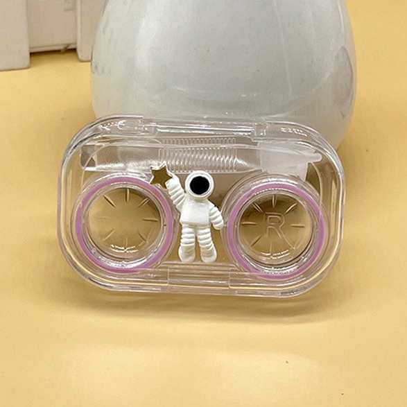 Space Man Clear Contact Lens Case – eyemoody